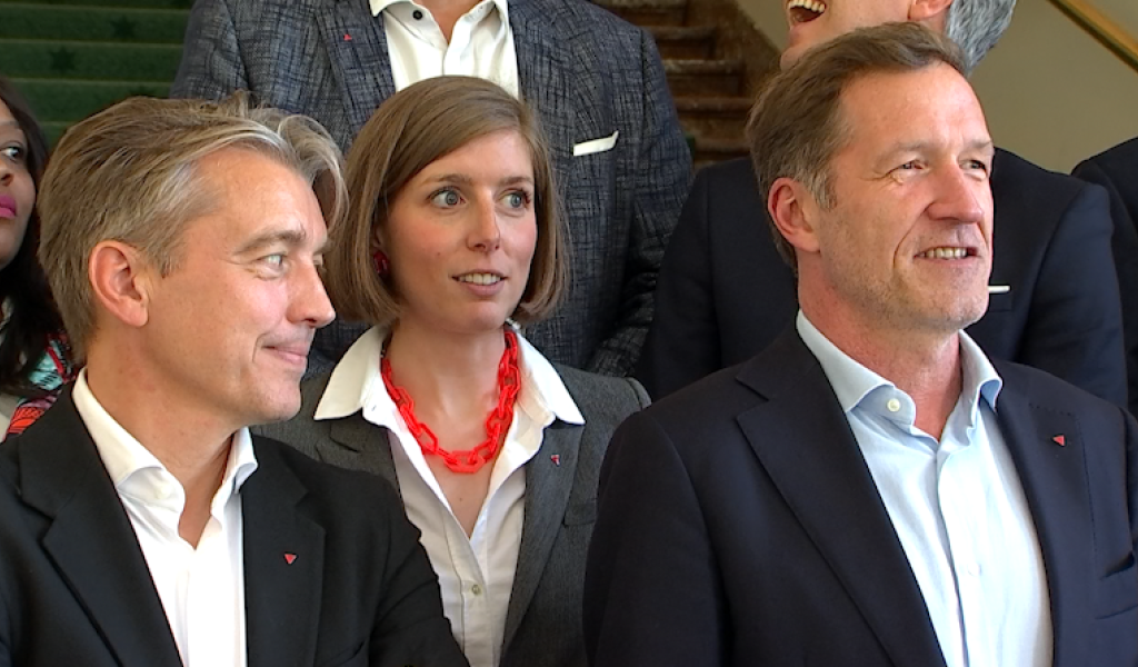 Georges-Louis Bouchez, Eric Thiébaut et Marie Meunier ont prêté serment ...