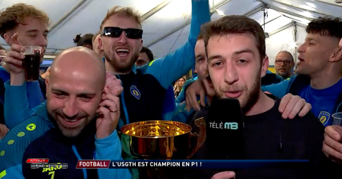 FOOT - La fête à l'USGTH après le titre en P1 | Tele MB
