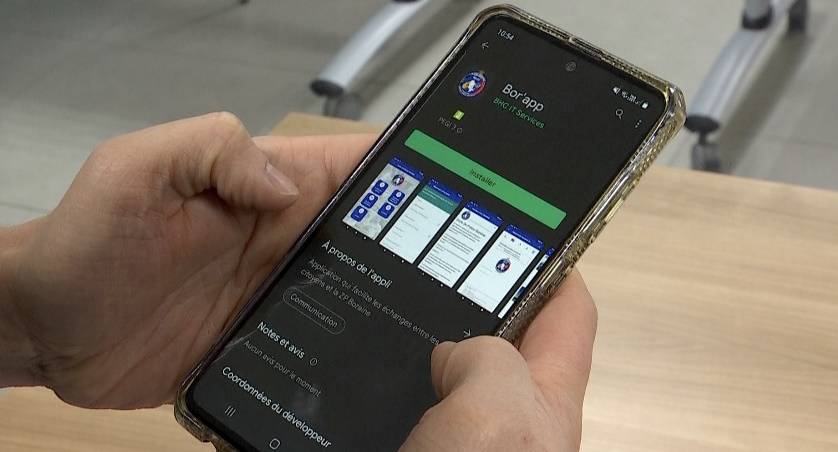 Bor'App : la nouvelle application de la Police Boraine | Tele MB