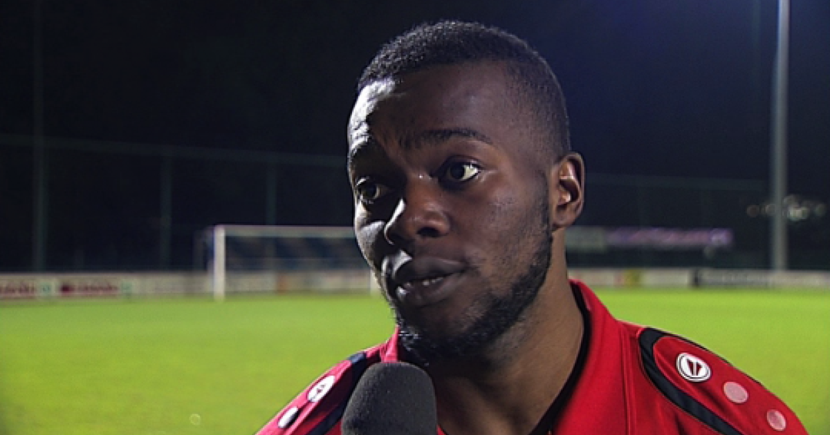 FOOT - Réaction de Yannick Loemba pour son 1er but avec Mons ! | Tele MB