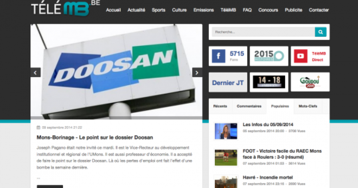 Télé MB : la télé locale la mieux suivie sur Facebook ! | Tele MB