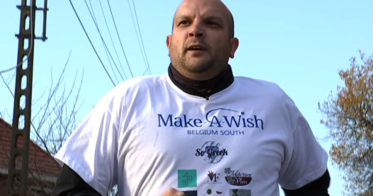 Frameries - Mathieu Hubert va courir un marathon pour Make a Wish ...