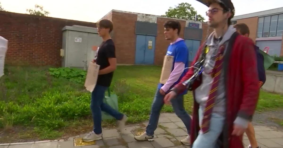 Bleusaille solidaire pour le cercle polytech de Mons | Tele MB